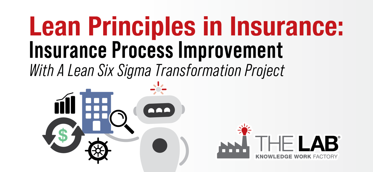 Learn about lean principles in insurance with a lean six sigma ...