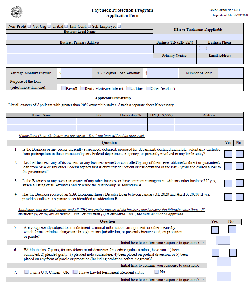 How to Automate CARES Act and Paycheck Protection Program (PPP) SBA ...