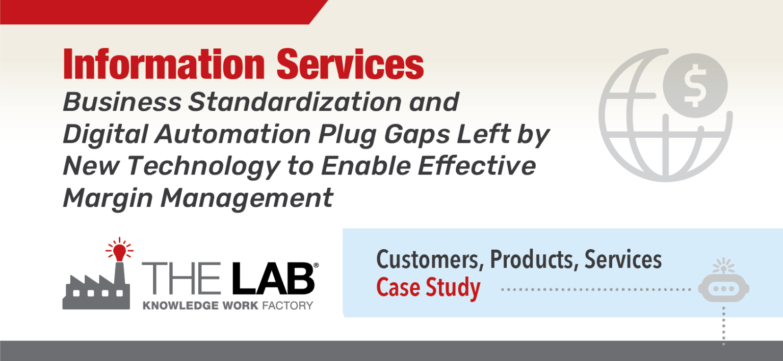 Info Services operations standardization case study and examples - The ...