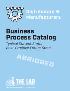 Business Process Catalog: Distributors & Manufacturers - The Lab Consulting