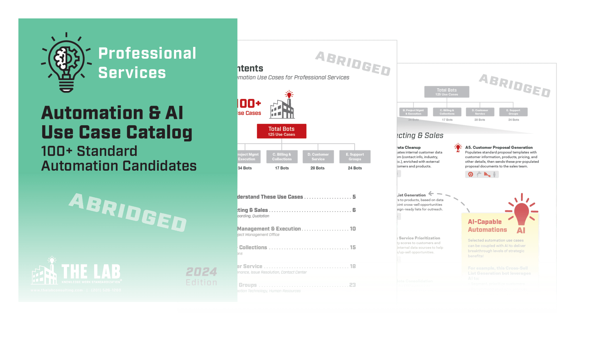 Automation & AI Use Case Catalog: Professional Services - The Lab ...