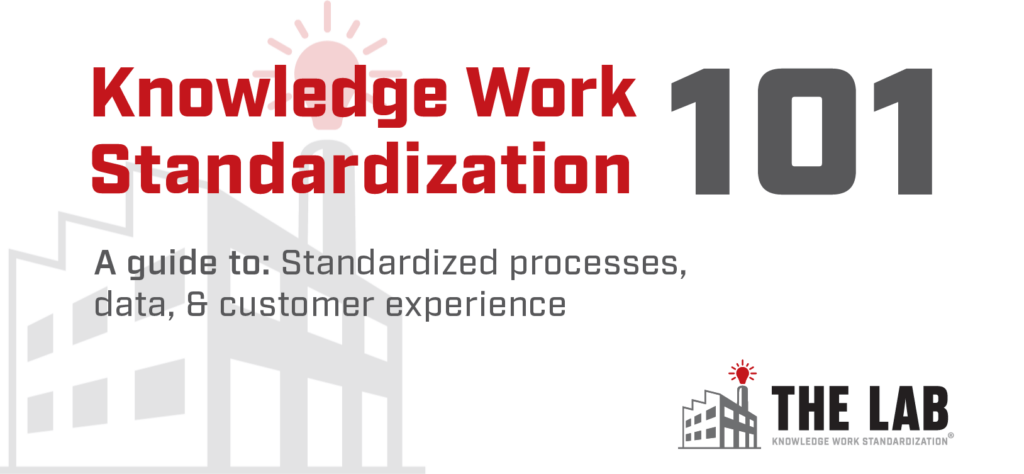 Business Standardization 101 - The Lab Consulting